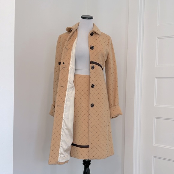 Tocca | Jackets & Coats | Tocca Wool Coat And Skirt Set | Poshmark